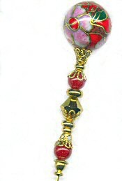 Hat Pins and Stick Pins: Original Art Glass Jewelry by LongLocks HairSticks